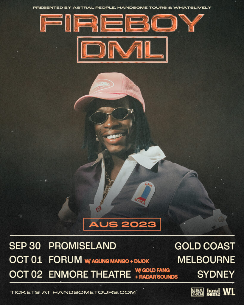FIREBOY DML · Handsome Tours