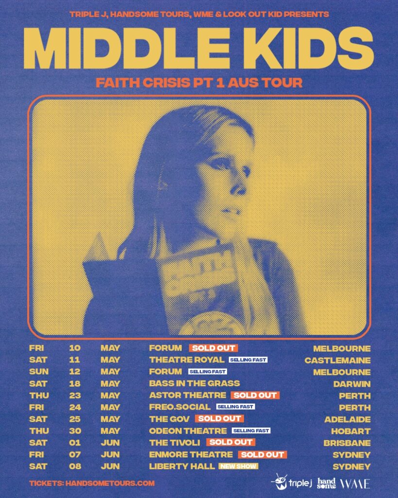 MIDDLE KIDS · Handsome Tours